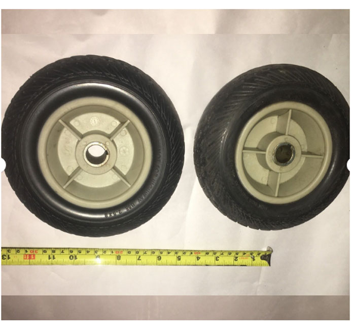 Used Pair Of Rear Wheel Assemblies For A Pride Gogo Mobility Scooter ...